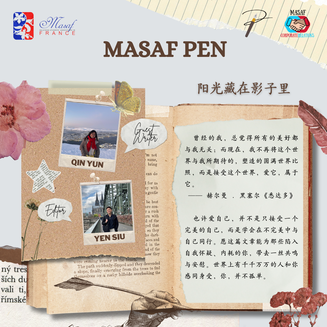 《阳光藏在影子里 》- There's a Hidden Sunshine in the Shadows - MASAF